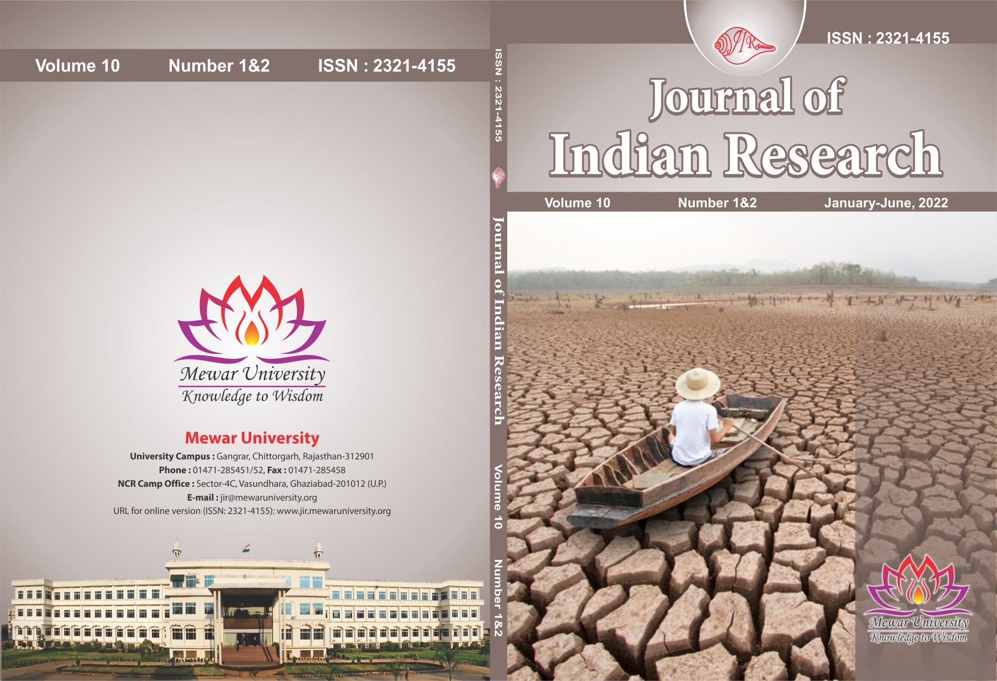 JOURNAL OF INDIAN RESEARCH – An Interdisciplinary Journal of Mewar ...